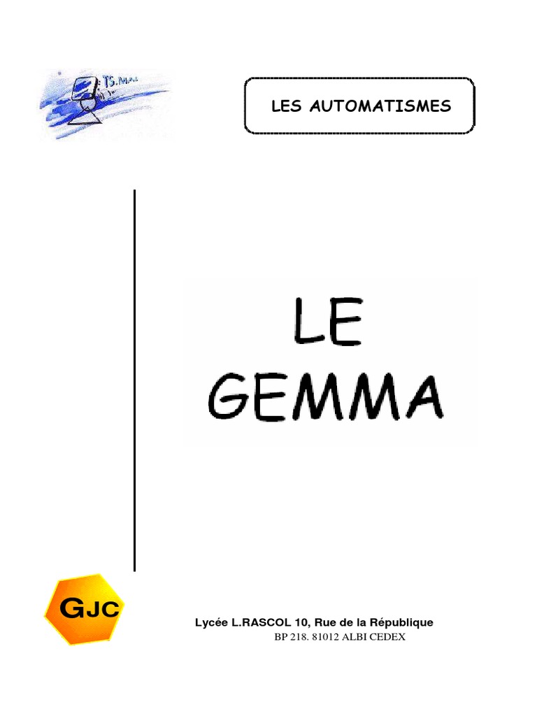 Le GEMMA.pdf | Automation | Automate programmable industriel