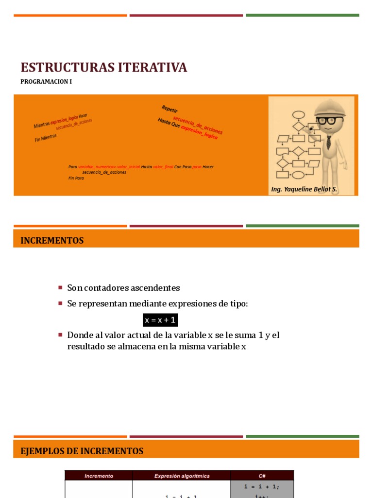 Estructuras Iterativas | PDF | Matemáticas Aplicadas | Ingeniería ...