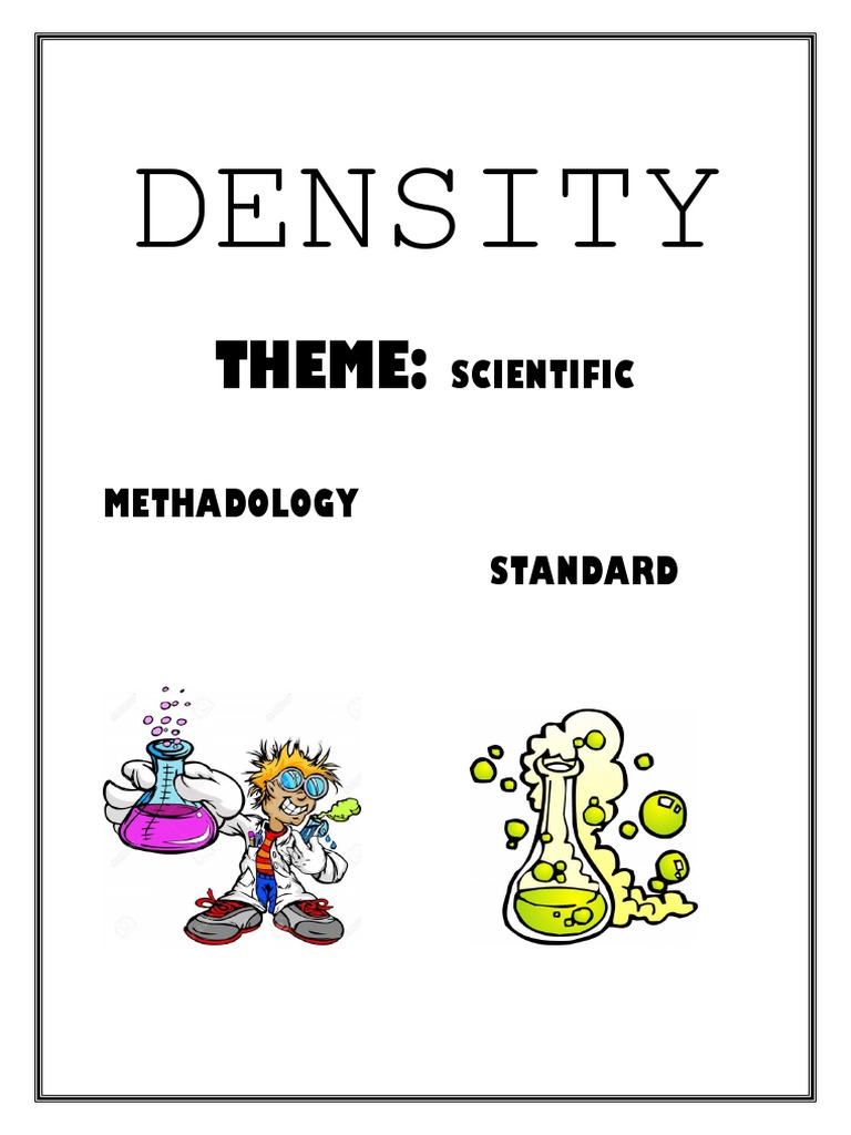 Density: Scientific Methodology Standard | PDF | Technology & Engineering