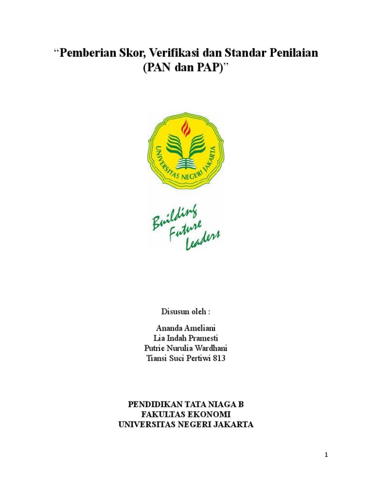 Pemberian Skor, Verifikasi Dan Standar Penilaian (PAN Dan PAP) | PDF