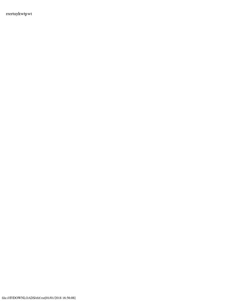 RFRF | PDF | Law | Computers