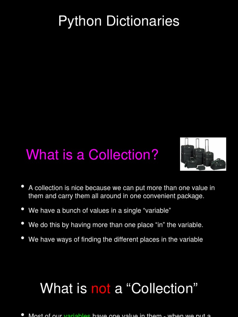 Python Dictionaries Explained | PDF | Variable (Computer Science ...