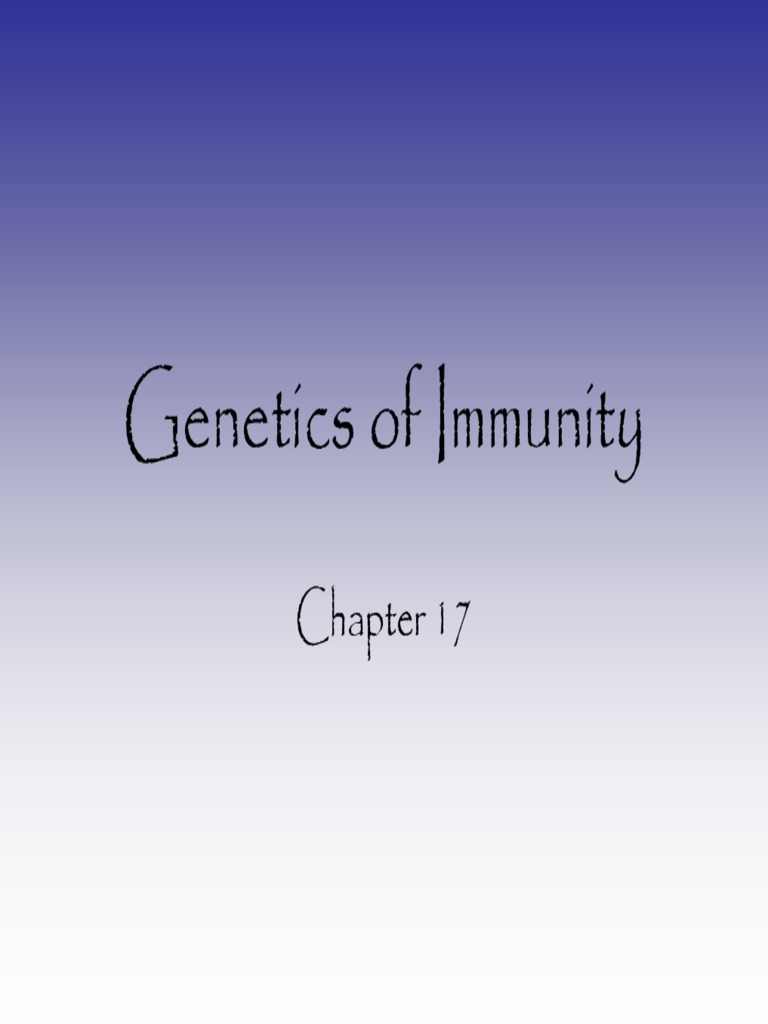 17 Immunity | PDF | Blood Type | Immune System