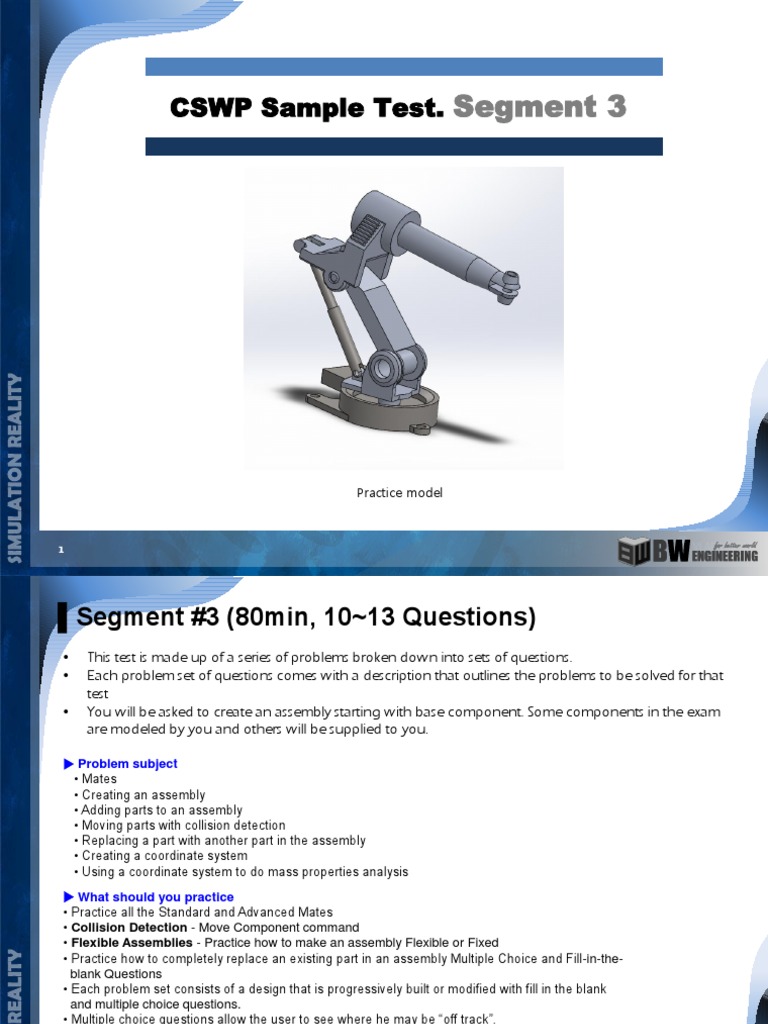 CSWP Sample Test 2 | Multiple Choice | Test (Assessment)