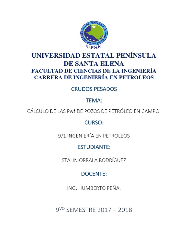 Fórmula para Calcular La PWF | PDF