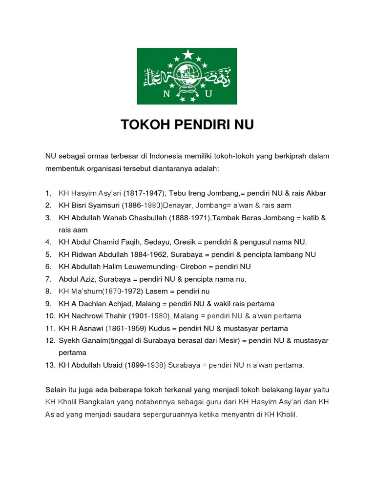 Silsilah KH Hasyim Asy'ari, Pendiri NU Dan Pencetus, 44% OFF