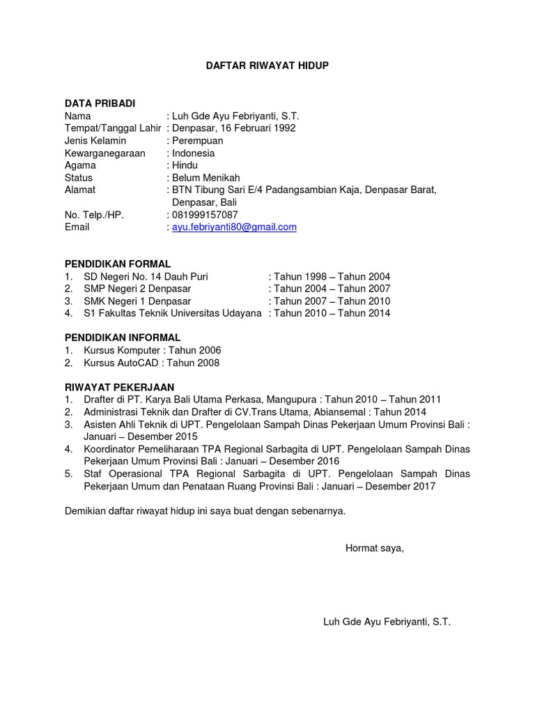 A Comprehensive Resume | PDF