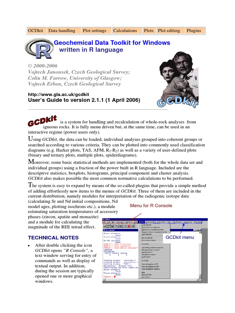 Starting GCDKit | PDF | Command Line Interface | Microsoft Excel
