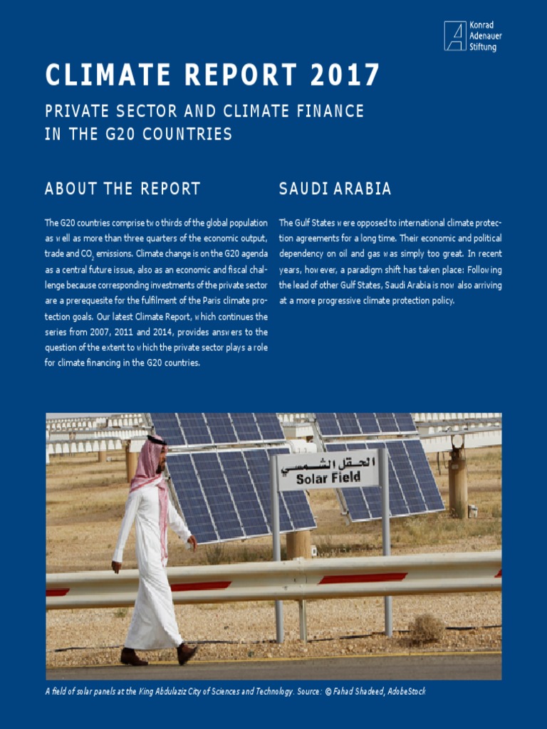 Climate Report Saudi Arabia 2017 | PDF | Saudi Arabia | Climate Change ...