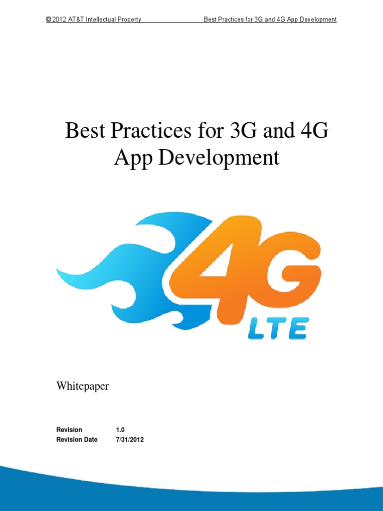 Best Practices 3g 4g App Development PDF | PDF | Lte (Telecommunication ...
