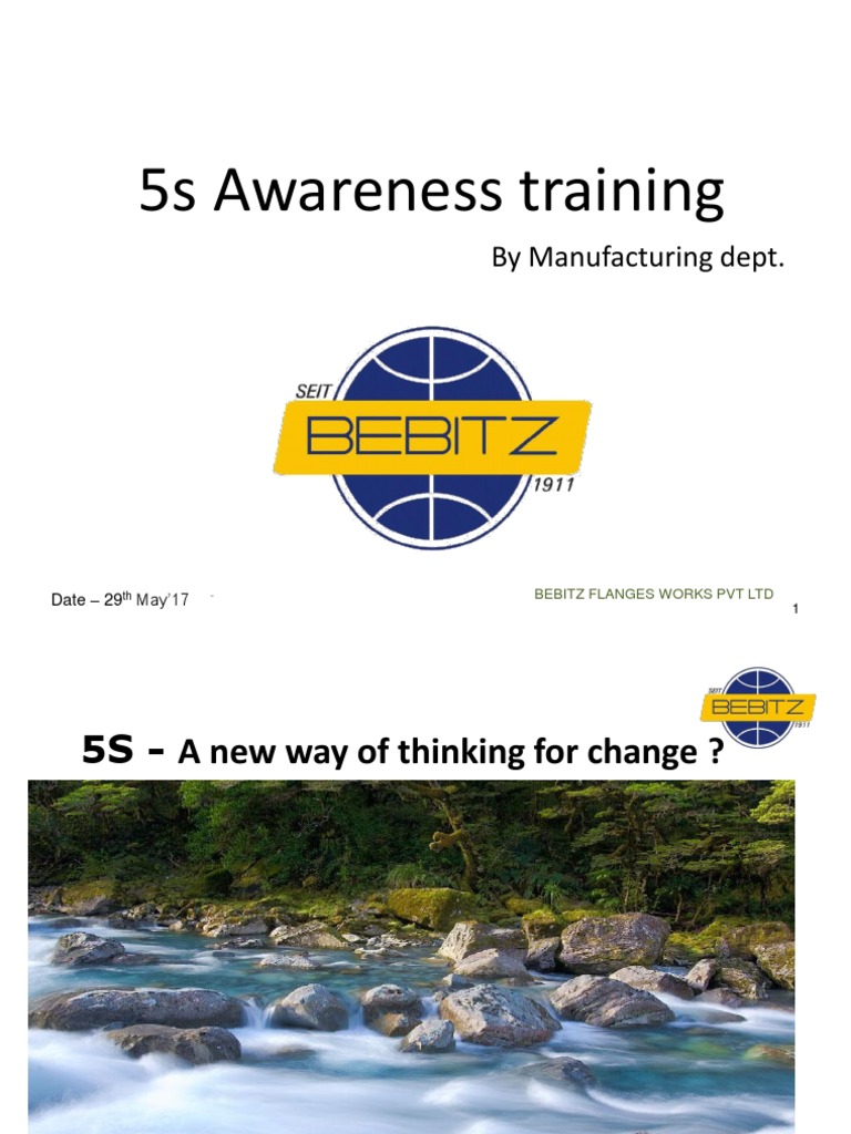 5S Awareness Training at Bebitz Flanges | PDF | Lean Manufacturing ...
