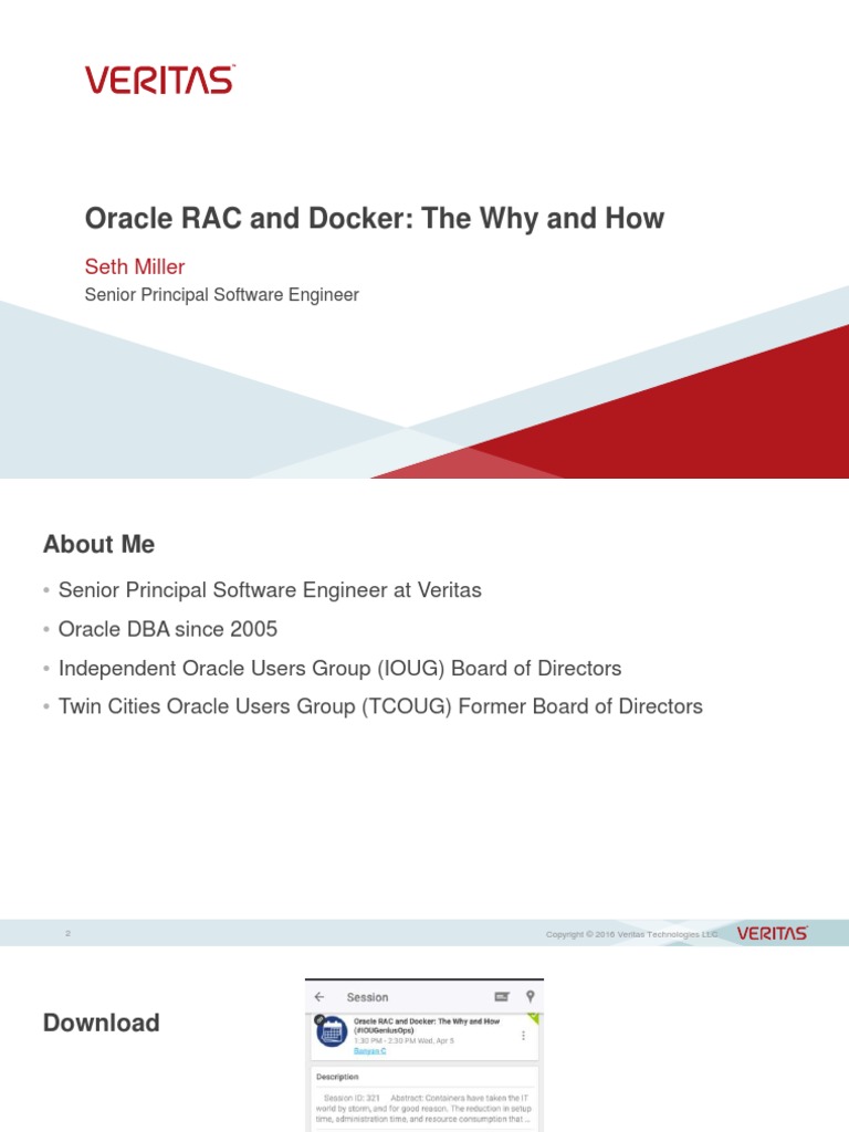 Oracle RAC and Docker | PDF | Computer Cluster | System Software