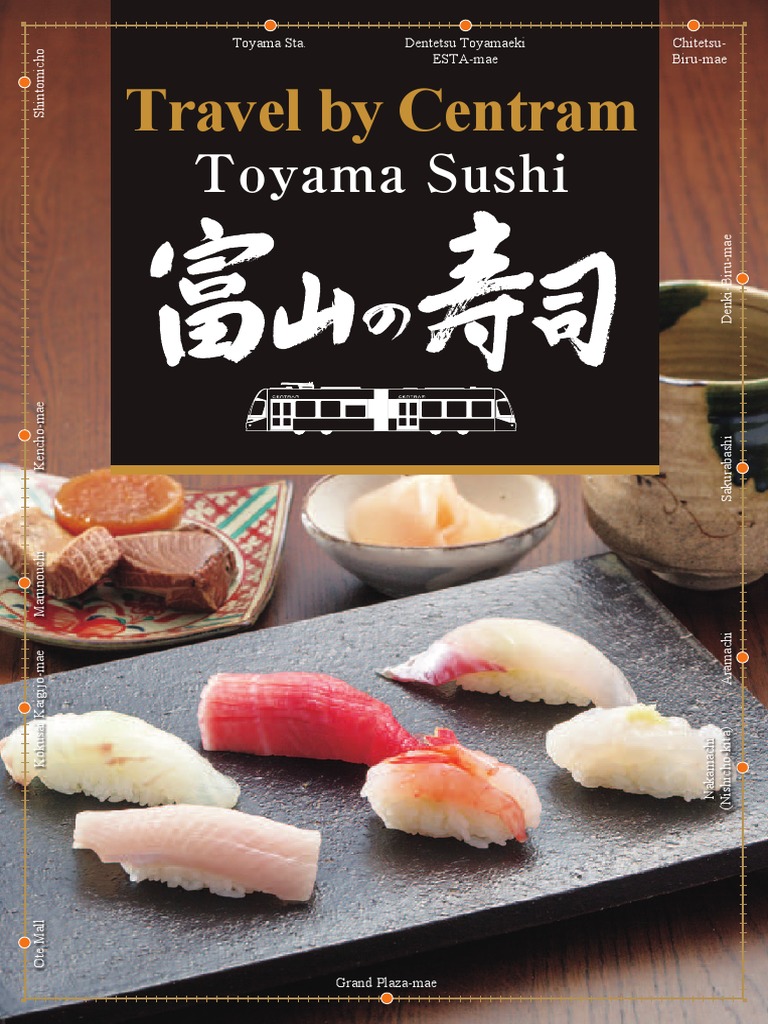 Toyama Tram Route and Sushi Restaurants 100731 - 02 | PDF | Sushi ...