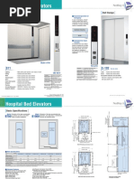 Hospital Bed Elevators: Plan of Hoistway & Machine Room Section of ...