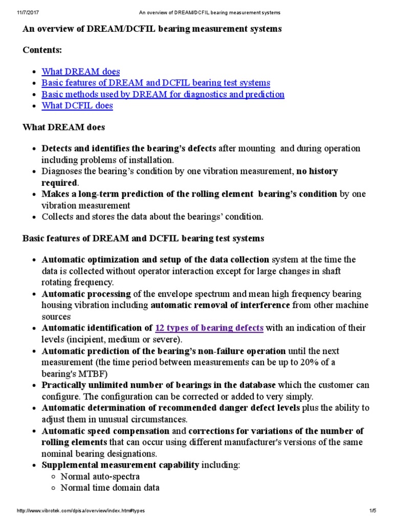 Types of Bearing Defects Overview | PDF | Bearing (Mechanical ...
