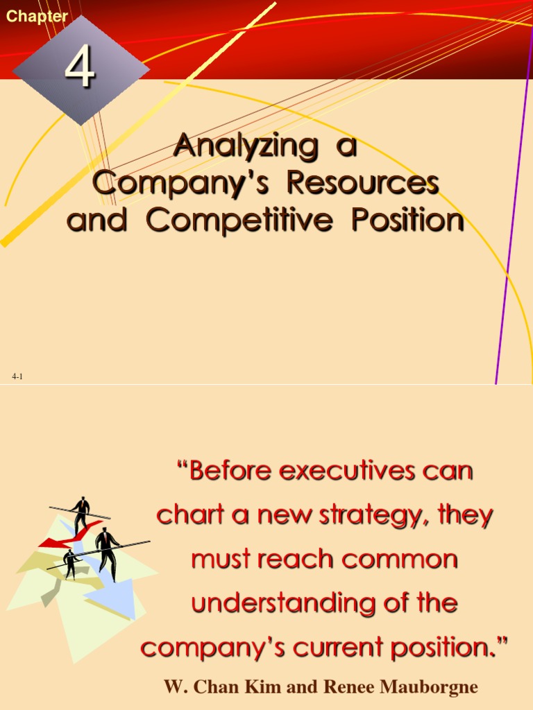 Analyzing A Company's Resources and Competitive Position | PDF ...