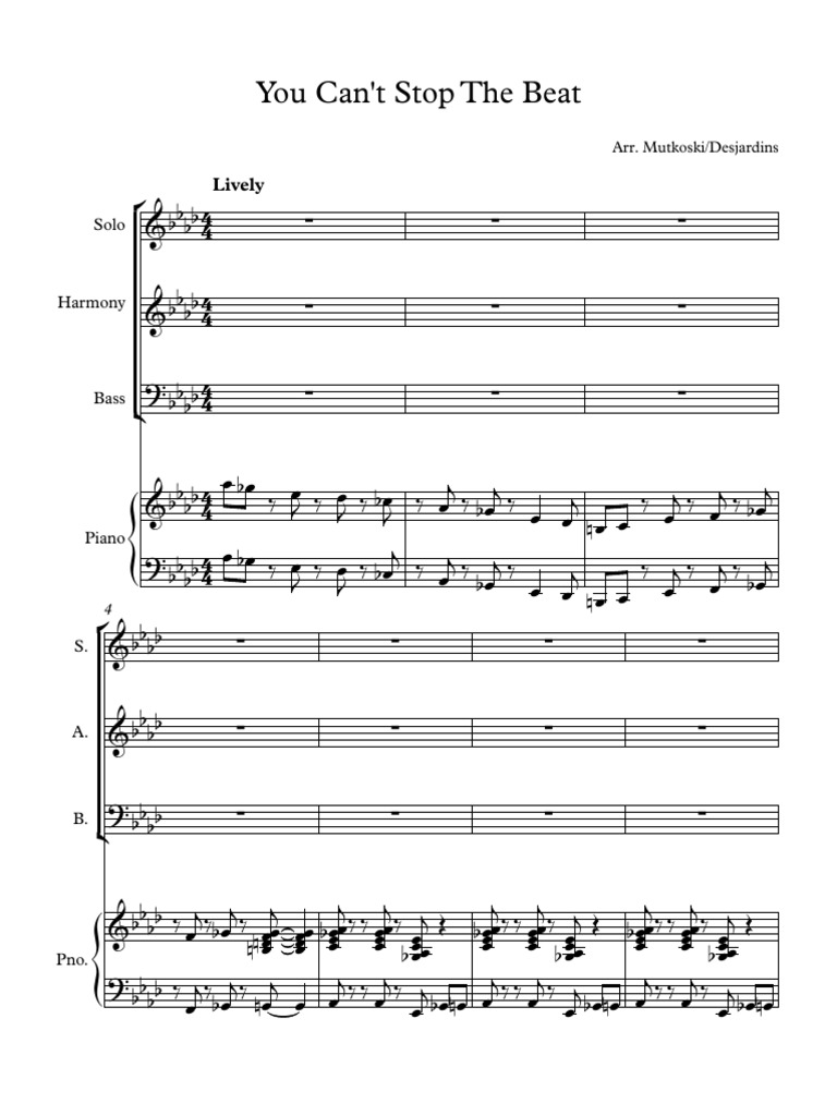 You Can't Stop The Beat | PDF | Leisure