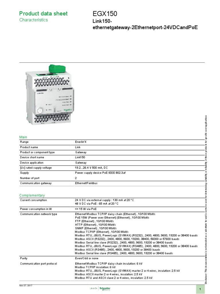Link150_EGX150 | Hertz | Radio Frequency