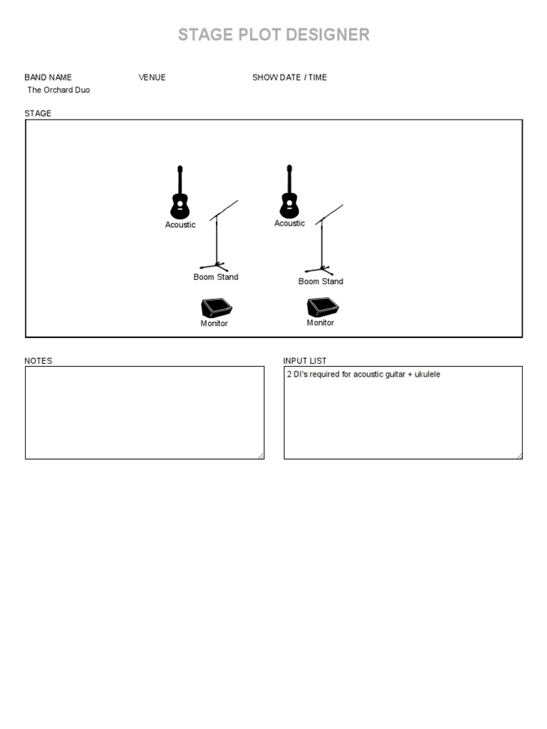 TheOrchard StagePlot DUO | PDF