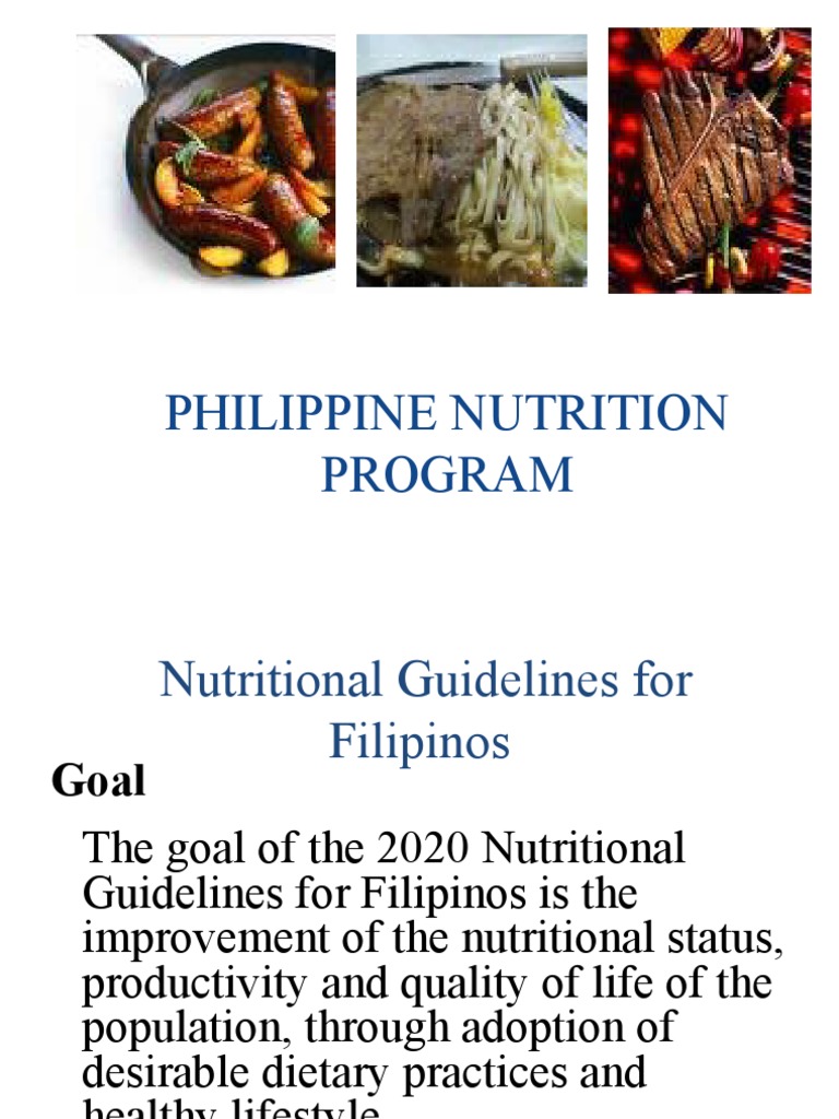 Philippine Nutrition Program | PDF | Malnutrition | Nutrition