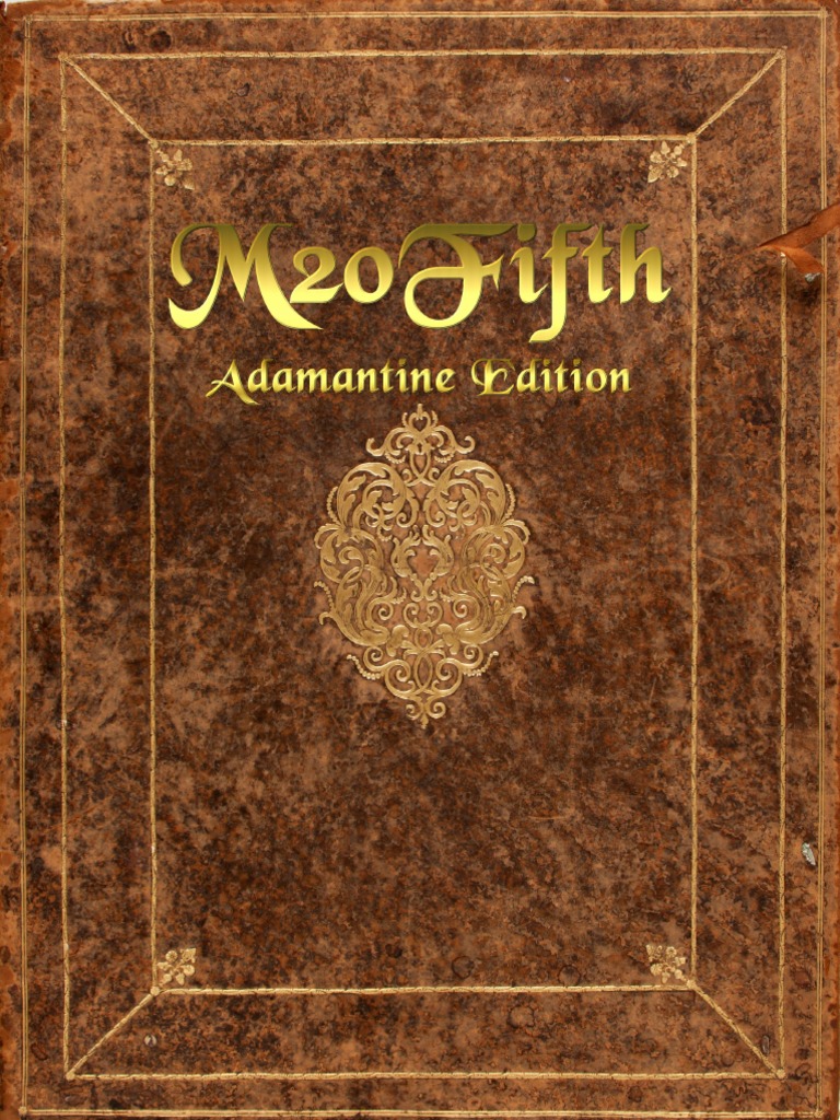 M20 Fifth - Adamantine Edition | PDF | Dungeons & Dragons | Gaming