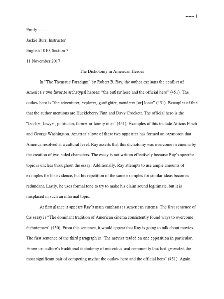 rhetorical analysis paper1 | Hero | Essays