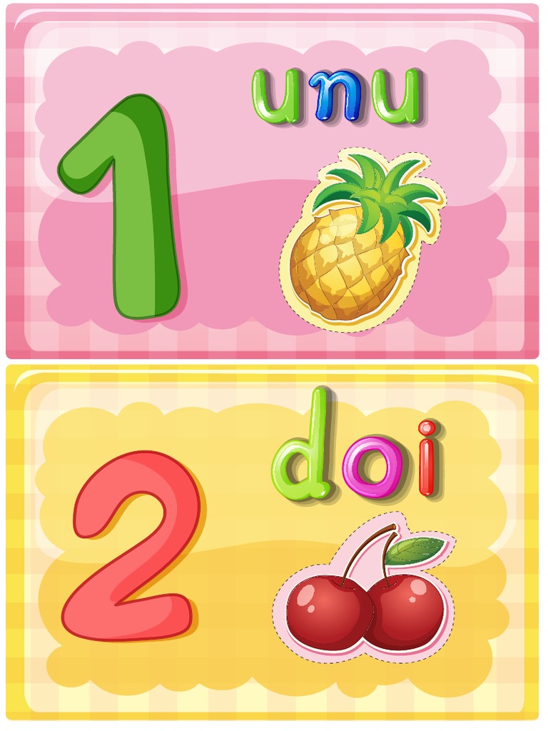 Cifrele de La 1 La 10 | PDF