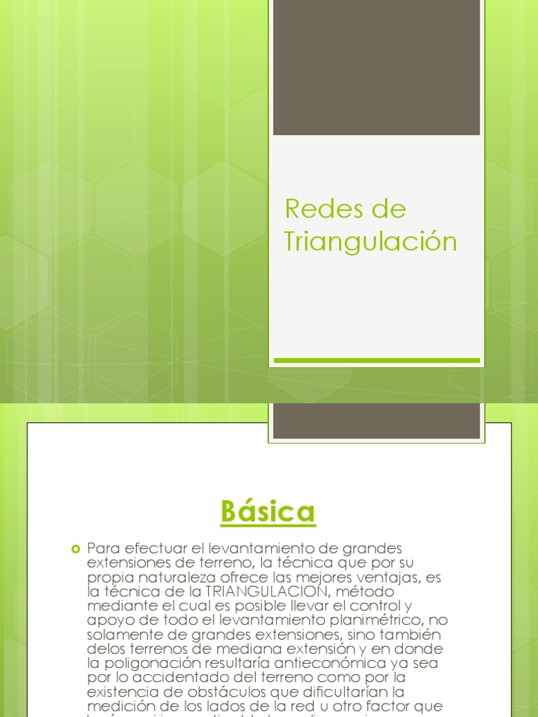 Redes de Triangulación | PDF | Topografía | Science