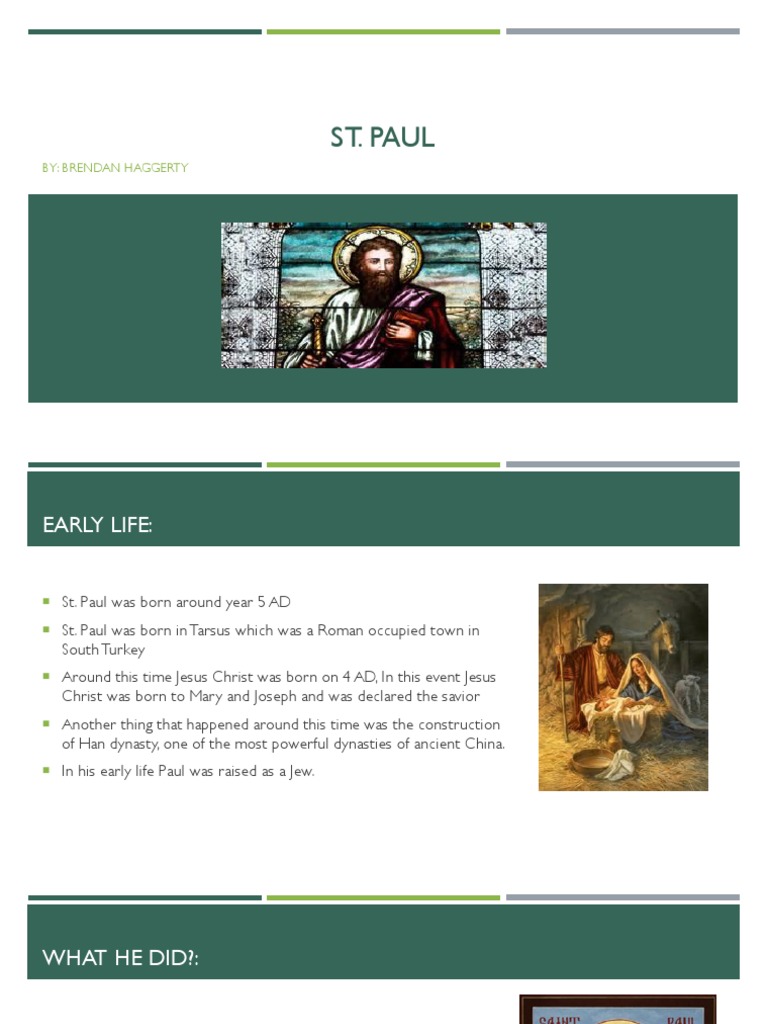 ST Paul Powerpoint | PDF