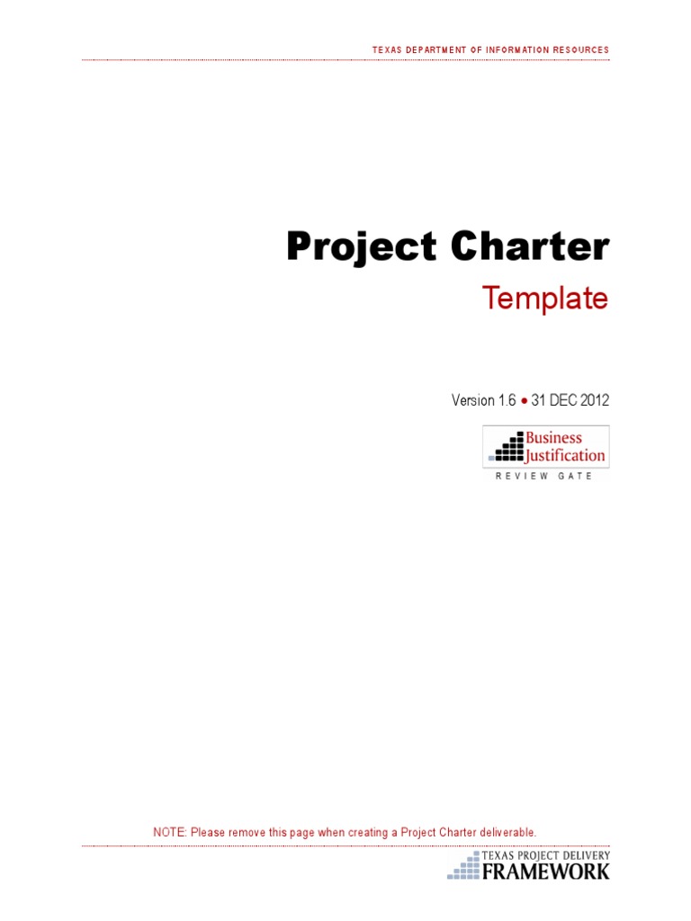 Project Charter Template | PDF | Project Management | Business