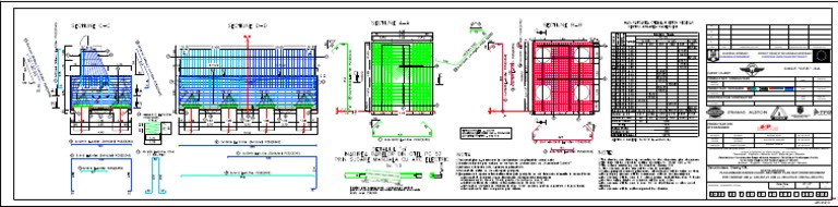 Plan Armare Radier Culee - 297x1200 | PDF