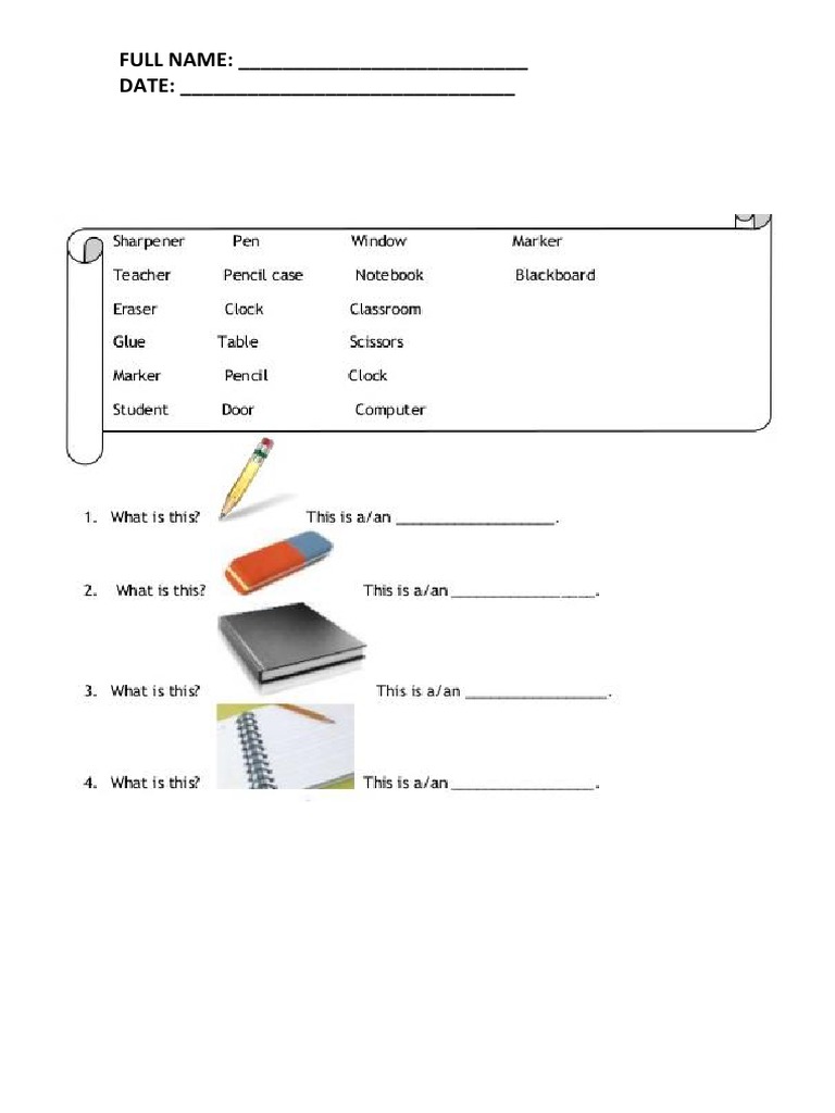 Full Name: - Date | PDF