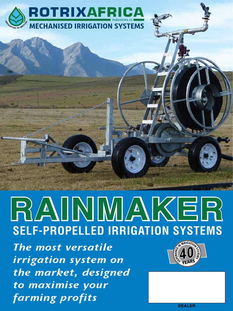 Rotrix Africa Brochure 2015 | PDF | Irrigation | Pressure