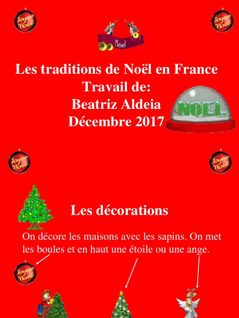 Traditions de Noël en France | PDF | Noël | Traditions