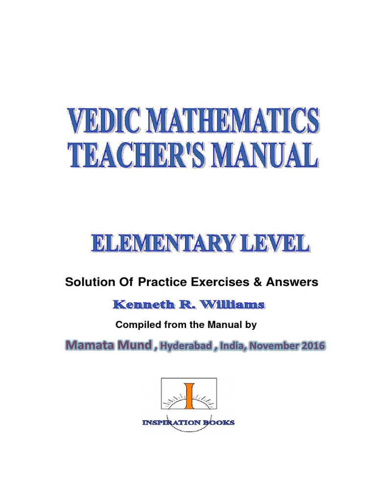 Solution Workbook Practices of Elementary Teachers Manual 1 | PDF ...