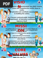 Deped Vision, Mission, Goals | PDF | Education Theory | Communication