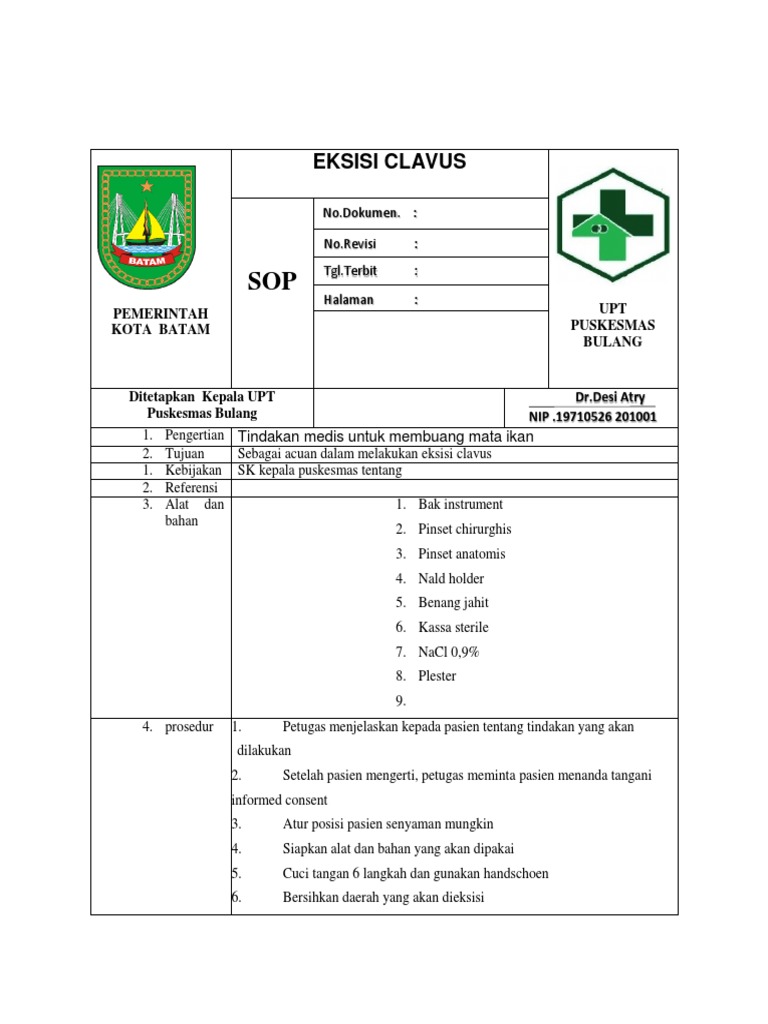 SOP Clavus | PDF