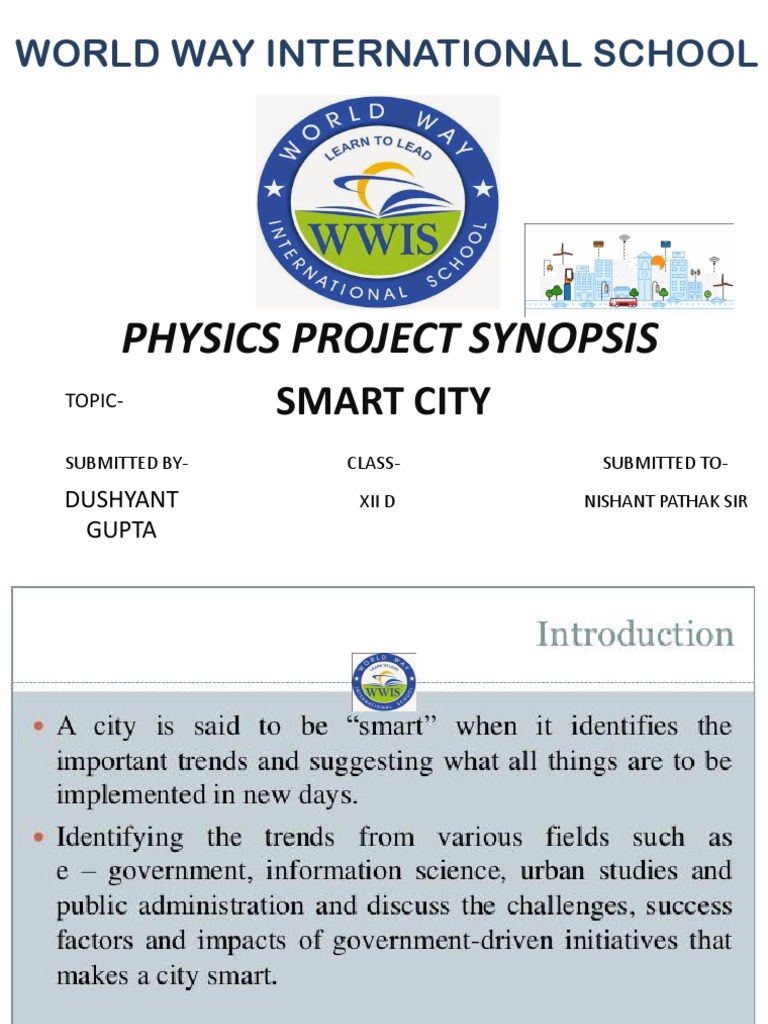 Physics Project Synopsis | PDF