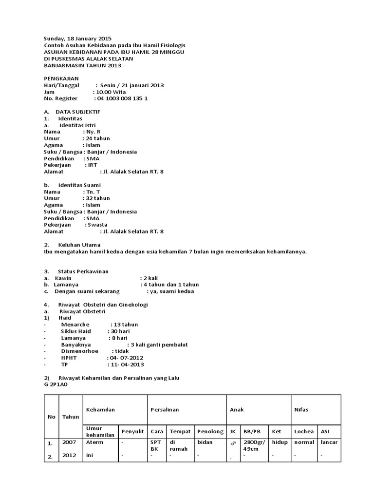 Askeb Ibu Hamil | PDF
