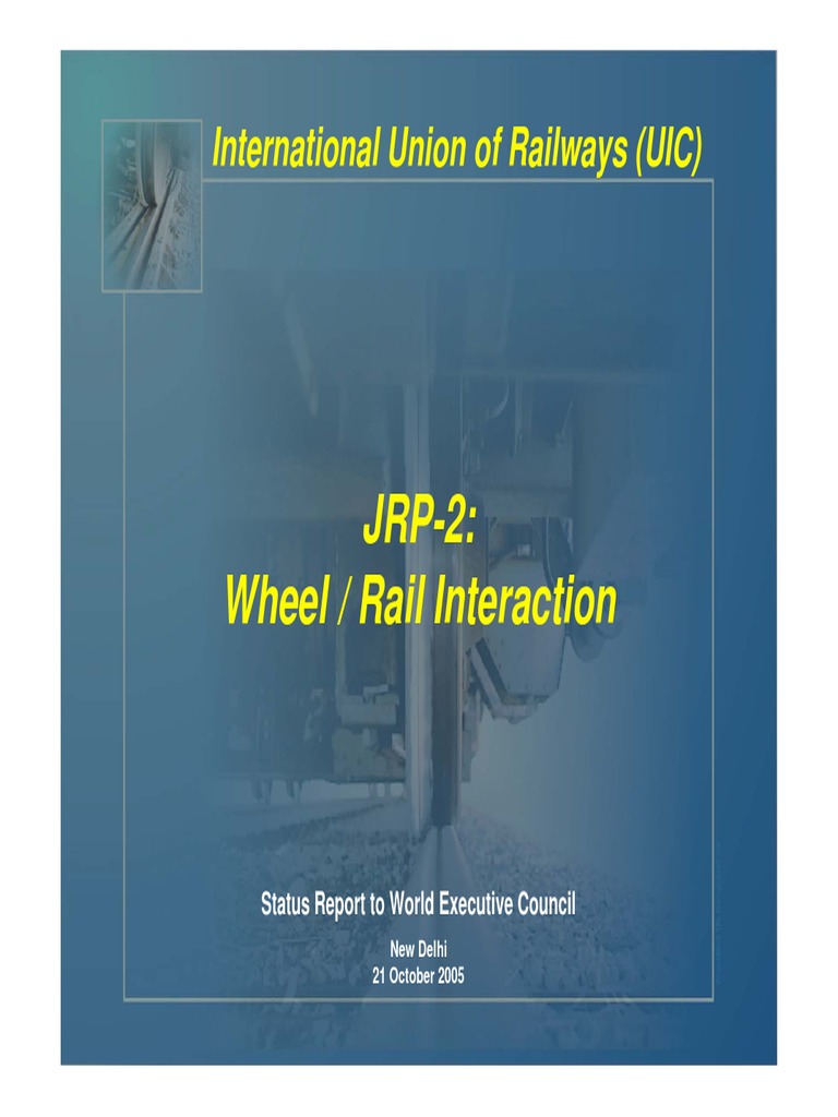 Wheel - Rail Interaction PDF | PDF | Track (Rail Transport) | Rail ...