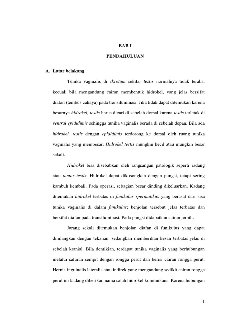 ASUHAN KEPERAWATAN GANGGUAN SISTEM REPRODUKSI PADA Tn. S DENGAN ...