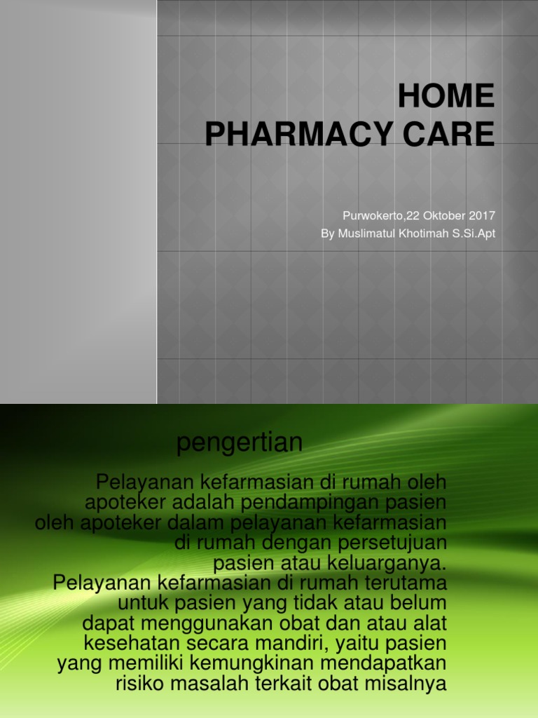 Home Pharmacy Care Pfk Pdf