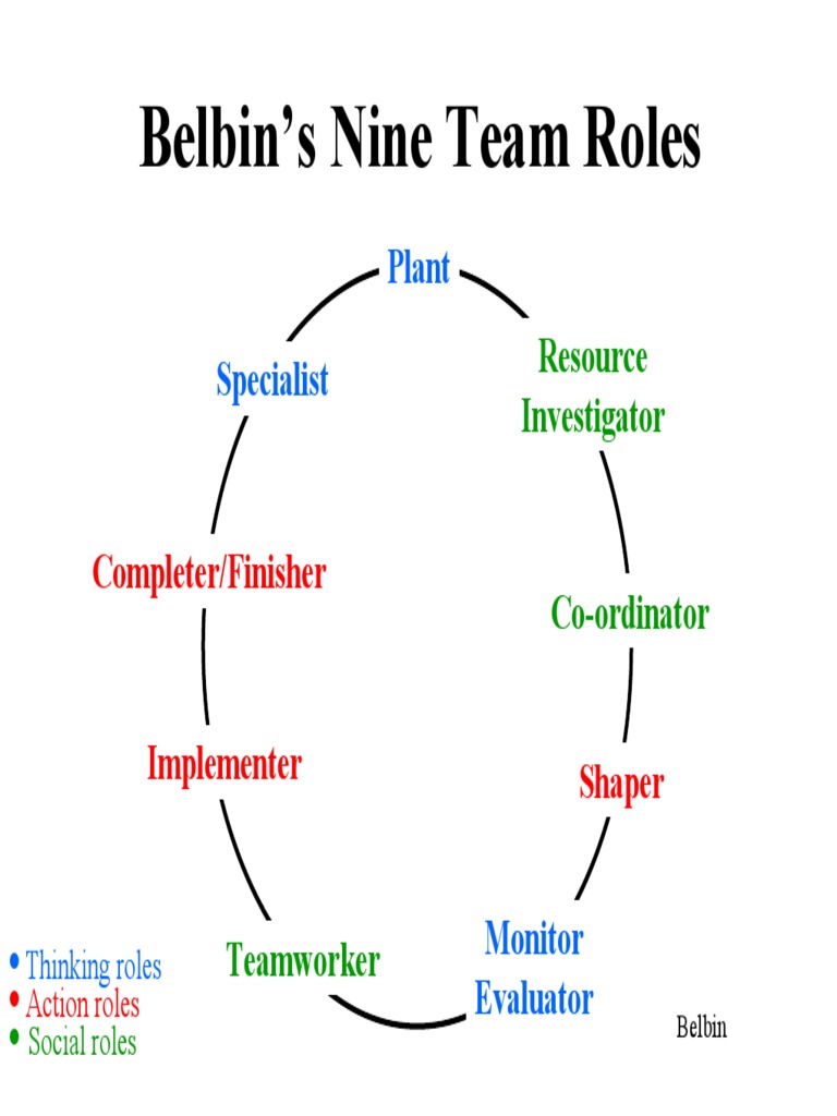 (PPT) TeamRoles Belbin | PDF | Applied Psychology | Cognitive Science