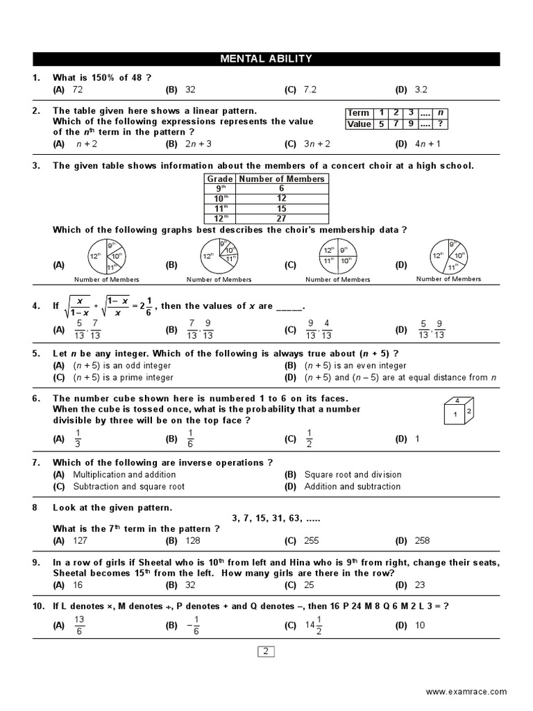 NSO Class 8 Solved Sample Paper | PDF | Atrium (Heart) | Sound