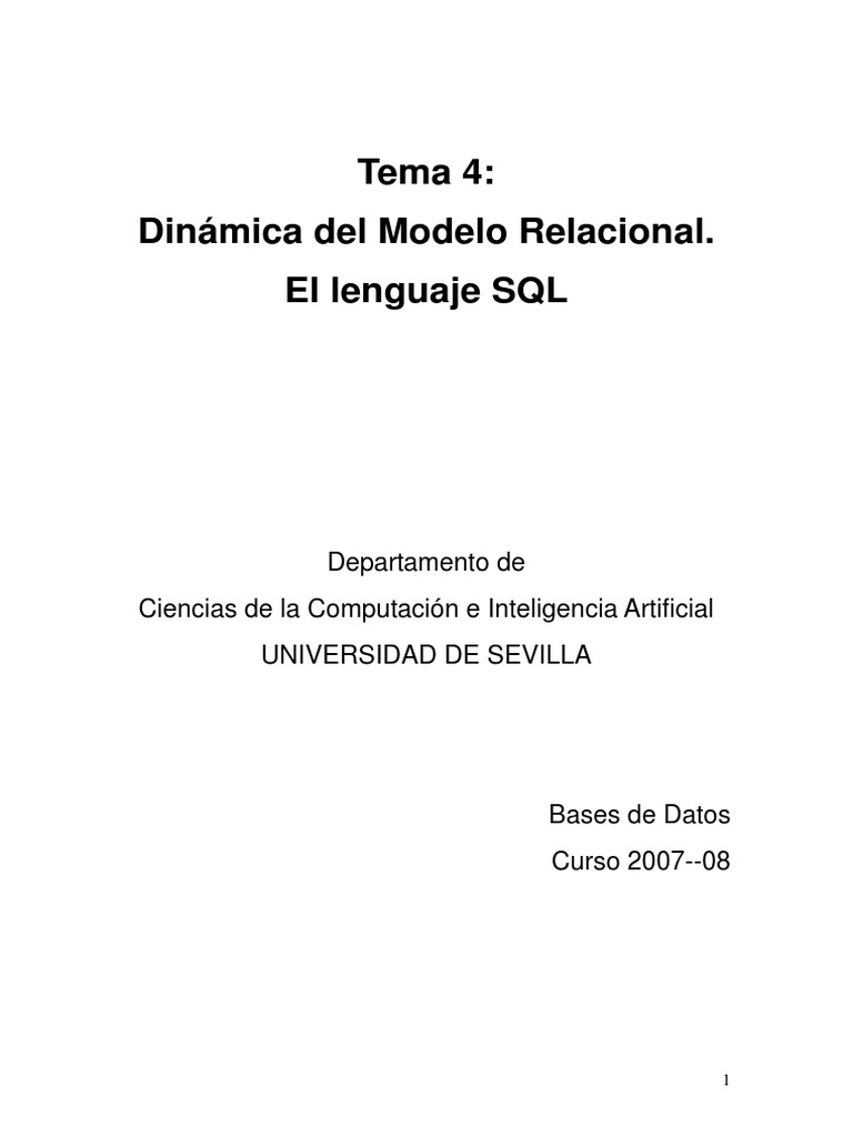 16 Comandos Basicos ANSI SQL3 PDF | PDF | SQL | Bases de datos
