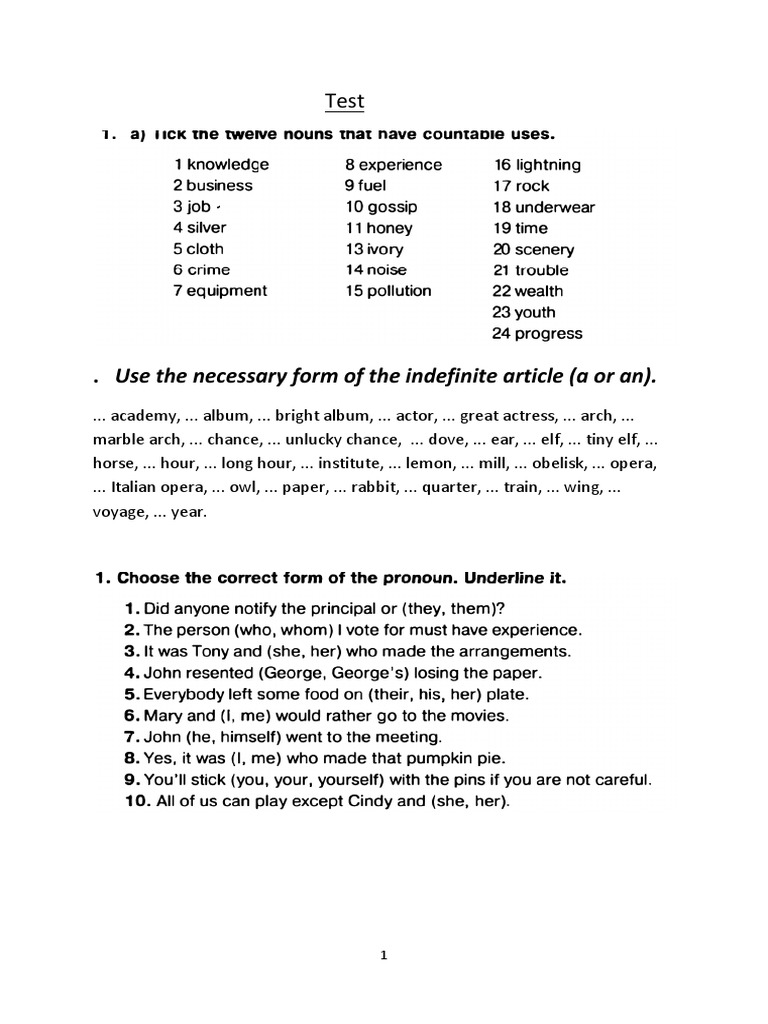 Exercise 1 | PDF | Linguistics | Syntactic Relationships