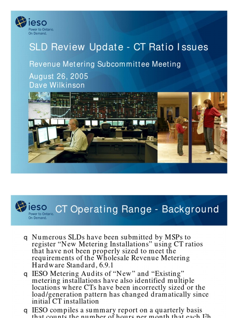 RM Pres 20050826 CT Ratio | PDF | Ct Scan | Amplifier