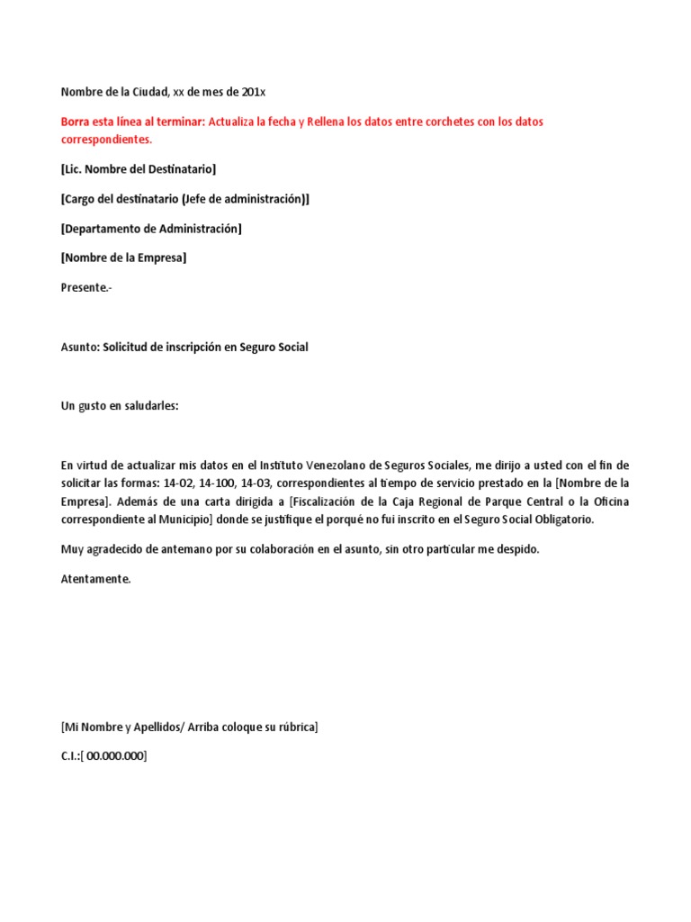 Carta para Solicitud de Cotizaciones Carta para Solicitud de Cotizaciones