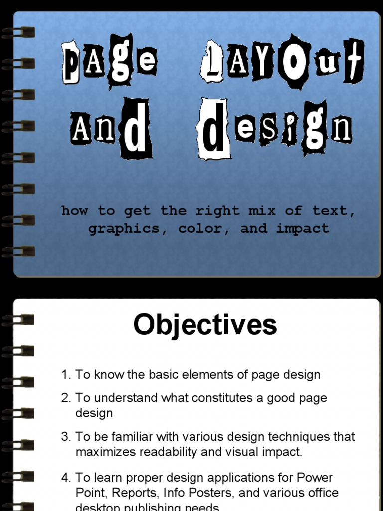 How To Get The Right Mix of Text, Graphics, Color, and Impact | PDF ...