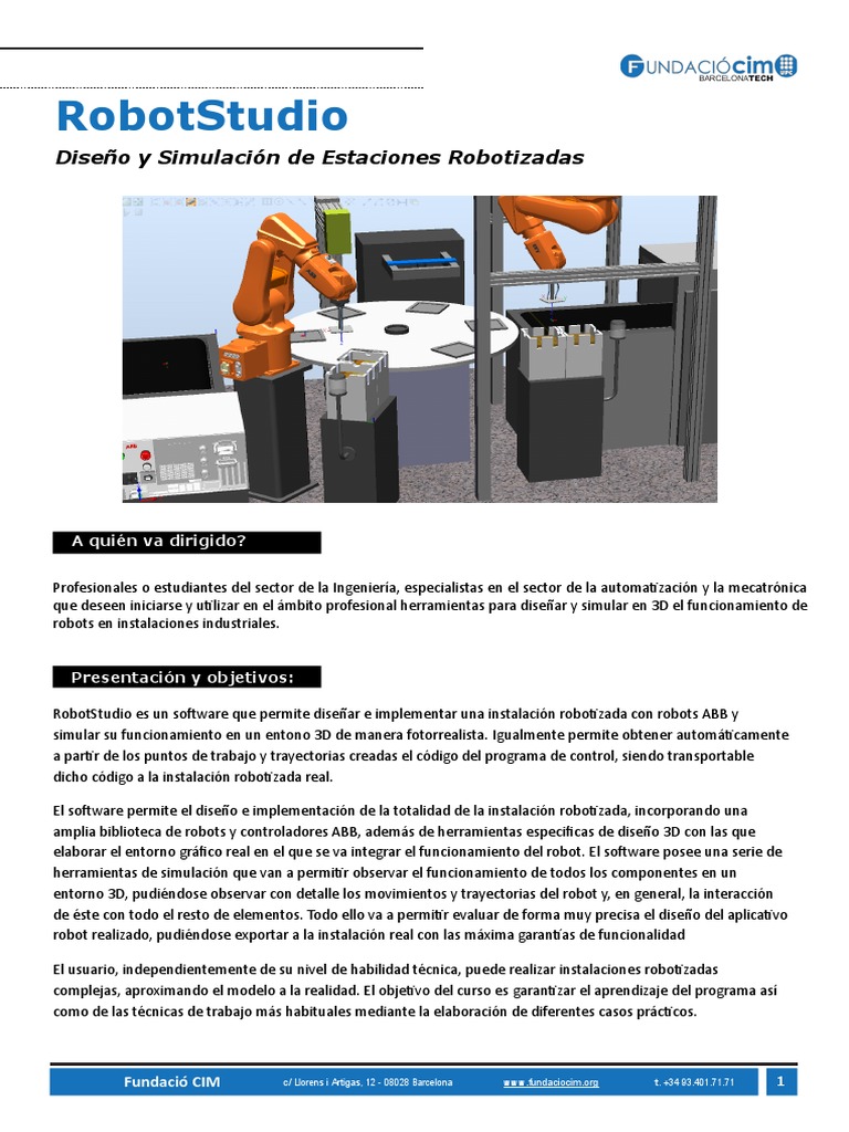 Designing and Simulating Robotic Workstations with RobotStudio | PDF ...